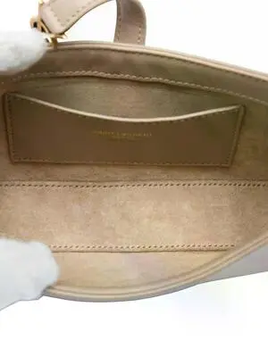 Saint Laurent Le 5 A 7 Shoulder Bag - Neutrals