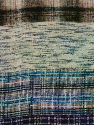 Faliero Sarti Checked Fringed Scarf