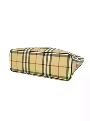 Burberry 2000-2017 House Check Canvas Tote Bag