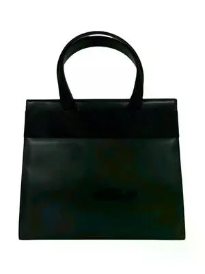 FERRAGAMO 1990-2000 Leather Vara Bow Satchel