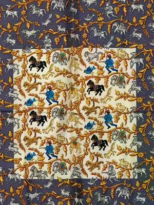 Hermès 2000-2026 Chasse En Inde Silk Scarf 90 Scarves