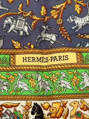 Hermès 2000-2026 Chasse En Inde Silk Scarf 90 Scarves