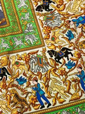 Hermès 2000-2026 Chasse En Inde Silk Scarf 90 Scarves