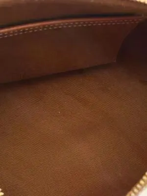Celine Small Triomphe Coated Canvas Boston Bag