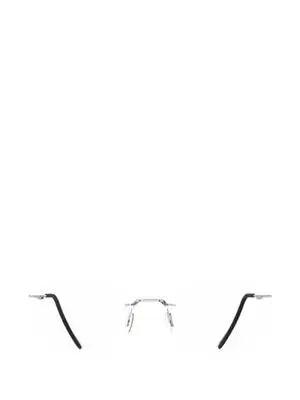 BLACKFIN Aero Loop Rimless Eyeglasses - Silver