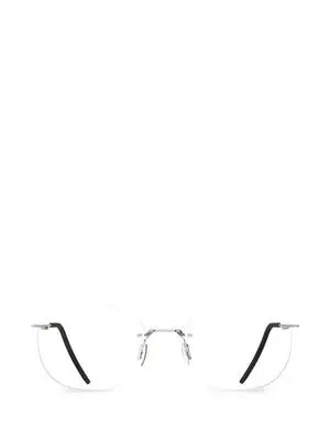 BLACKFIN Aero Loop Rimless Eyeglasses - Silver