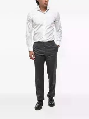 Corneliani Cerimonia Academy Pinstriped Virgin-wool Trousers