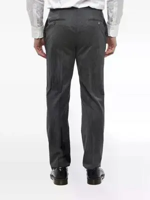 Corneliani Cerimonia Academy Pinstriped Virgin-wool Trousers
