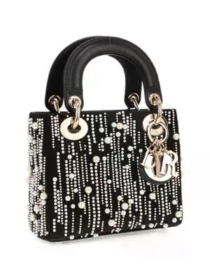 Dior Mini Lady Pearl-embroidered Shoulder Bag