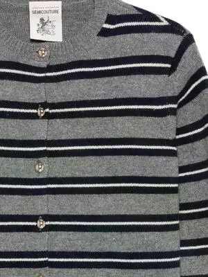 SEMICOUTURE Striped Cardigan