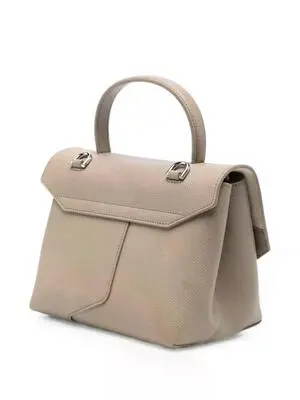 Emporio Armani Grained-leather Mini Tote Bag