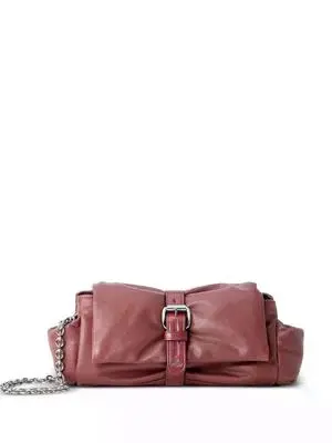 VIVIENNE WESTWOOD Hazel Treasure Buckle-detail Clutch Bag - Red