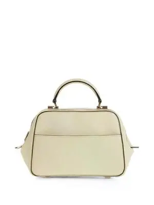VALEXTRA Leather Tote Bag - Neutrals