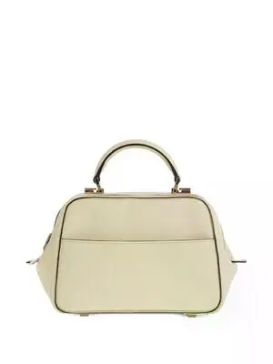 VALEXTRA Leather Tote Bag - Neutrals