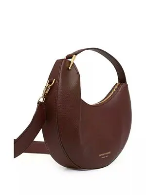 Emporio Armani 1981 Mini Leather Hobo Bag - Red