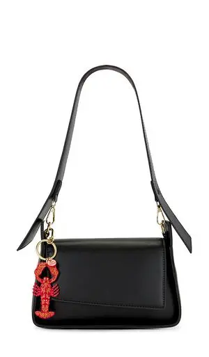 SOLAR ECLIPSE Hand-painted Lobster Bag Charm + Keychain