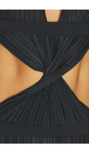 HAELO Caged Twist Maxi Dress