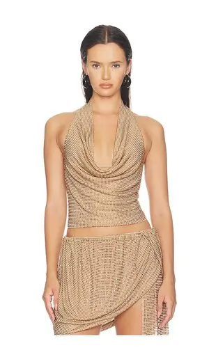 HAELO Cowl Halter Top