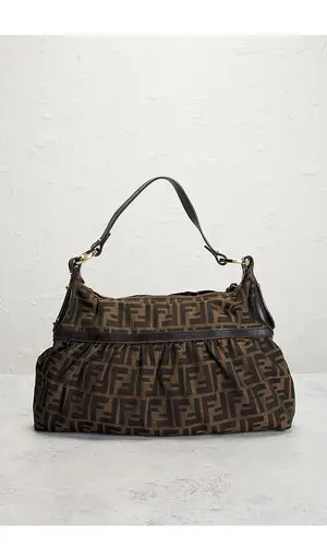 FWRD RENEW Fendi Zucca Chef Shoulder Bag