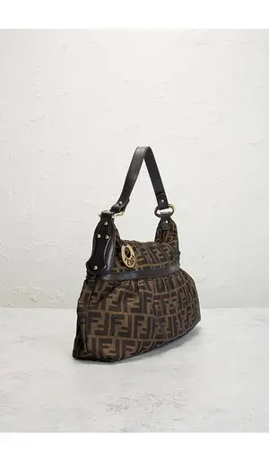 FWRD RENEW Fendi Zucca Chef Shoulder Bag