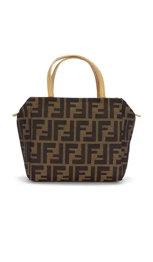 FWRD RENEW Fendi Zucca Tote Bag - Brown