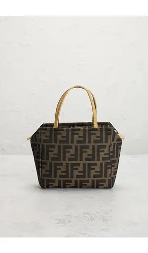 FWRD RENEW Fendi Zucca Canvas Tote Bag