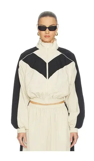 Ronny Kobo Brenton Cropped Jacket - Beige