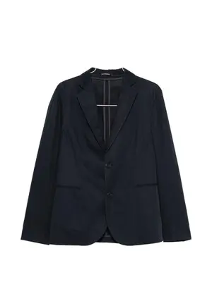 Emporio Armani Cotton Single-breasted Suit - Blue