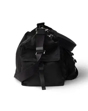 Prada Explore Re-nylon And Leather Duffel Bag
