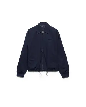 Prada Reversible Jersey Blouson Jacket With Classic Collar