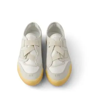 Prada Speedrock Technical Mesh And Leather Sneakers