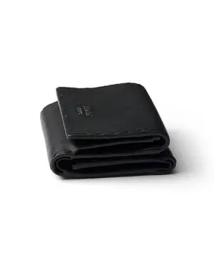 Prada Small Antiqued Leather Wallet