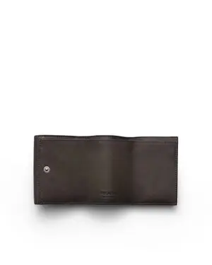 Prada Small Antiqued Leather Wallet
