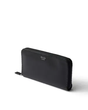 Prada Antiqued Leather Wallet