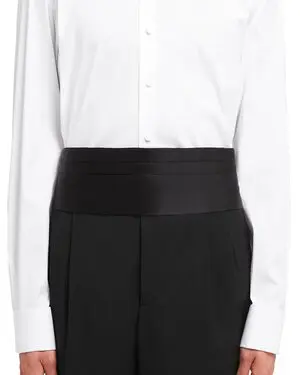 Prada Satin Tuxedo Cummerbund