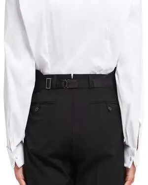 Prada Satin Tuxedo Cummerbund