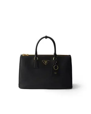 Prada Galleria Large Saffiano Leather Bag - Black