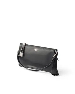 Prada Antiqued Leather Pouch