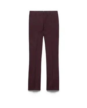 Prada Wool Pants - Plum