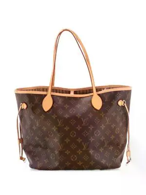 LOUIS VUITTON Monogram Canvas Mm Tote Bag - Brown