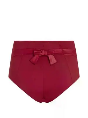 Marlies Dekkers Bow Detail High-waist Briefs - Red