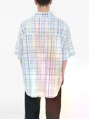 WILLY CHAVARRIA Logo-patch Checked Shirt