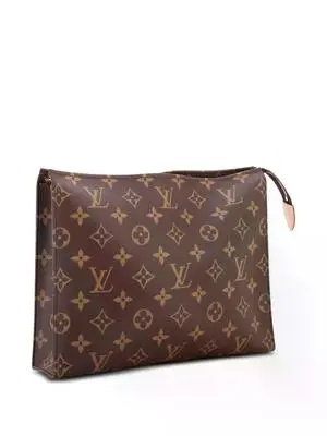 LOUIS VUITTON Toiletry Pouch Monogram Canvas 26 Clutch Bag - Brown