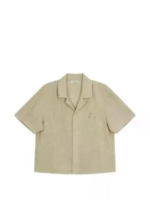 YOUNG N SANG Gingham-check Camp-collar Shirt