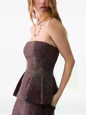 Liu Jo Animalier-jacquard Top
