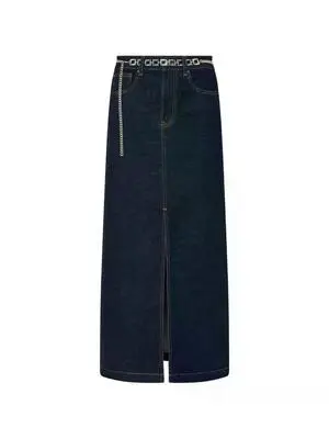 Liu Jo Denim Maxi Skirt - Blue