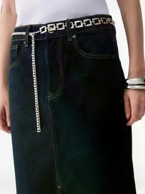 Liu Jo Denim Maxi Skirt