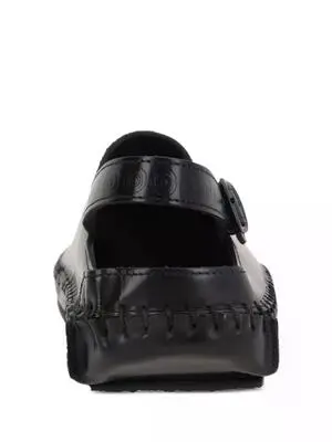 10 CORSO COMO Stitch-detailing Leather Mules