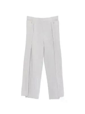 Issey Miyake Motion Blur Pleated Trousers - Grey