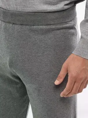 Corneliani Ribbed-waistband Track Pants - Grey